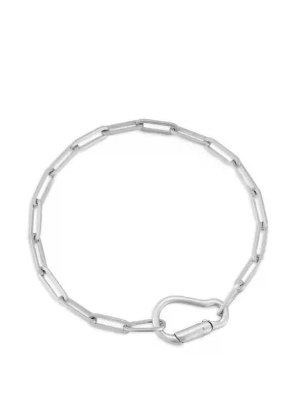 Mateo Carabiner Bracelet - Silver