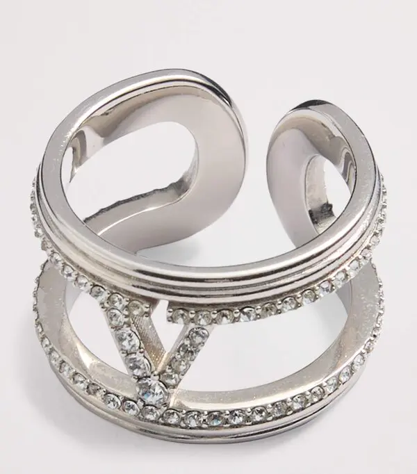 Valentino Garavani Vlogo Crystal Ring