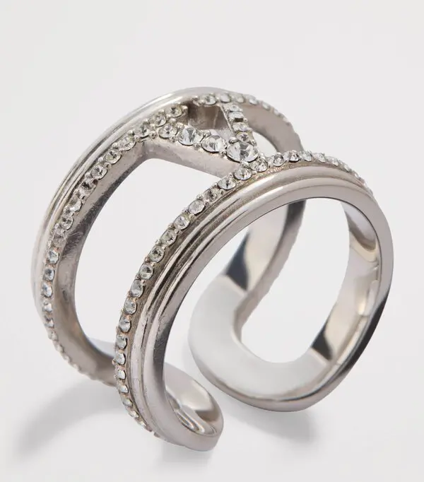 Valentino Garavani Vlogo Crystal Ring