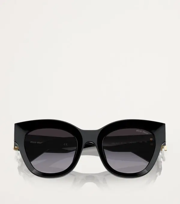Miu Miu Acetate Mu01ys Sunglasses - Black