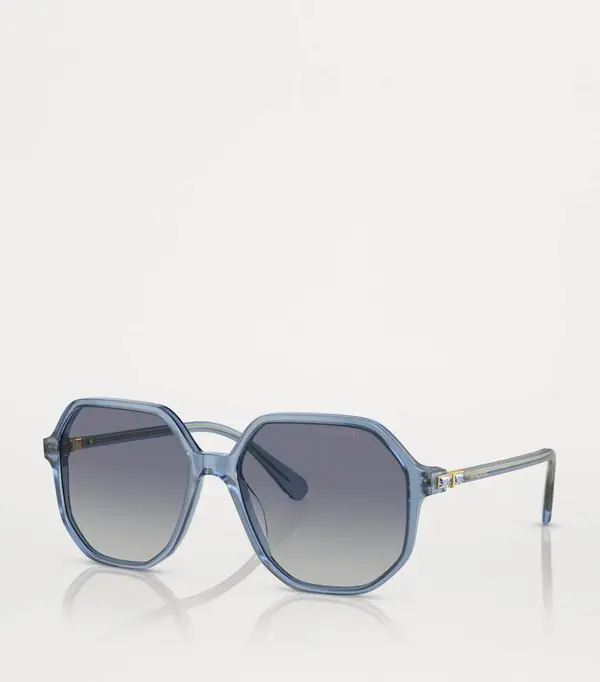SWAROVSKI Oversized Sk6003 Sunglasses - Blue