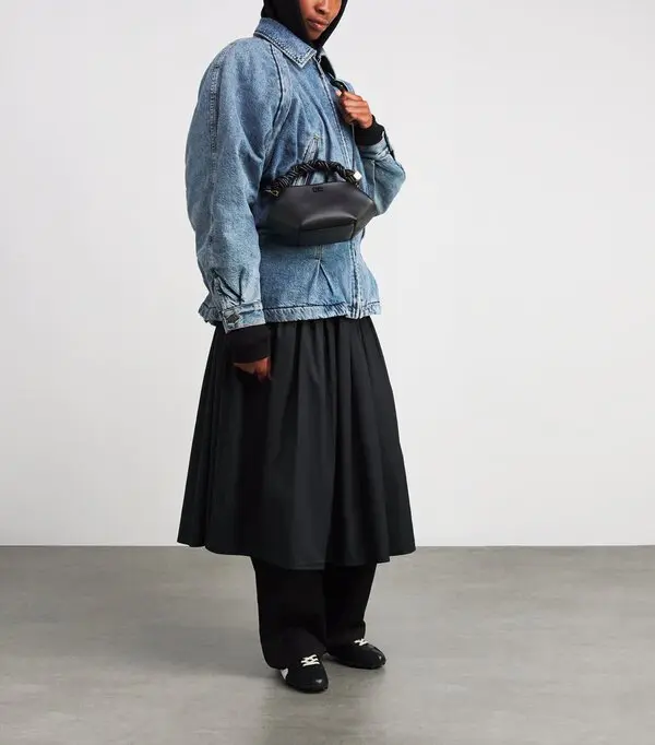 GANNI Bou Top-handle Bag - Black