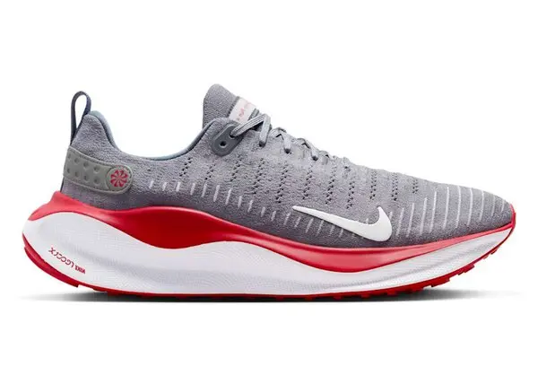 Nike Reactx Infinity Run 4 Sneakers - Cool Grey/university Red/white