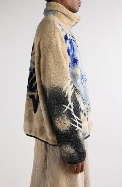 Acne Studios Oversized Fleece Zip Jacket