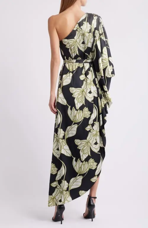 HUTCH One-shoulder Midi Dress