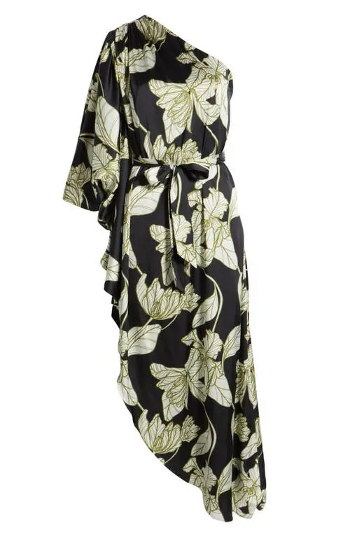 HUTCH One-shoulder Midi Dress