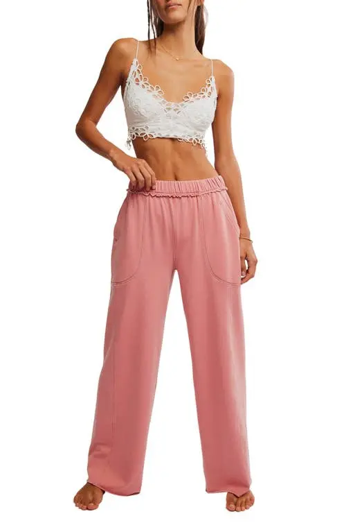 Free People Lounge Pants - Rose Dawn