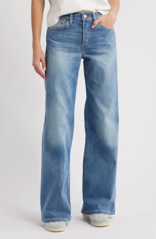 RE/DONE Comfort Stretch Mid-rise Wide-leg Jeans