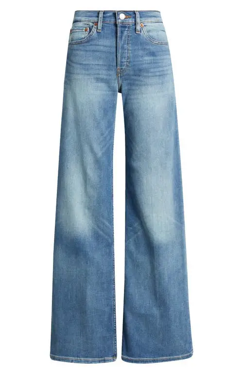 RE/DONE Comfort Stretch Mid-rise Wide-leg Jeans