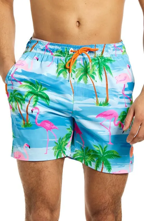 Opposuits Flaminguy Stretch Swim Trunks - Miscellaneous