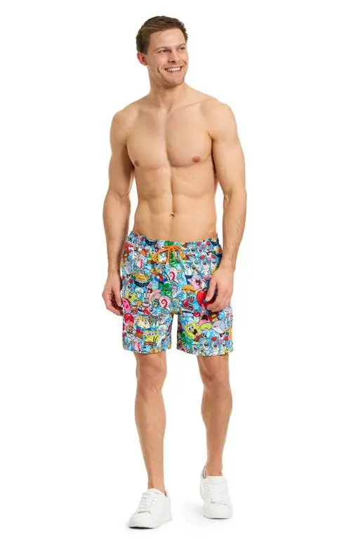 Opposuits Printed Stretch Swim Trunks - Miscellaneous