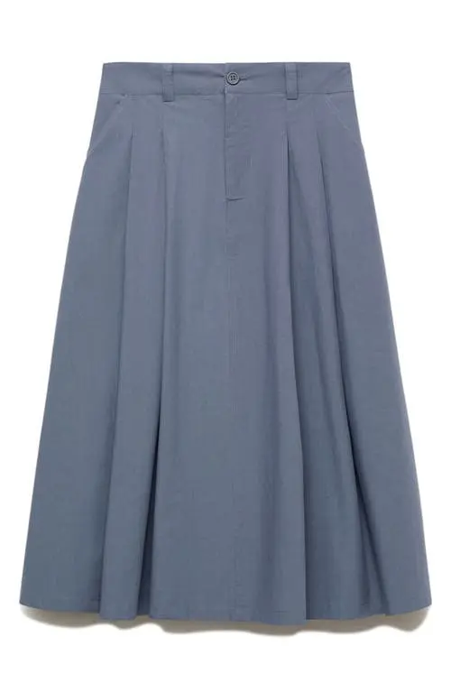 Mango Pleated Midi Skirt