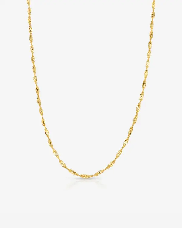 Ring Concierge Twisted Dorica Chain Necklace - One-color