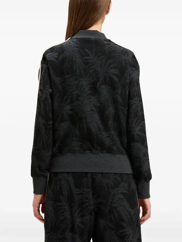 Palm Angels Jacquard Zipped Sweater