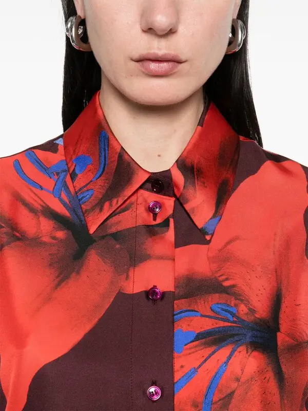 Alexander McQueen Floral-print Shirt