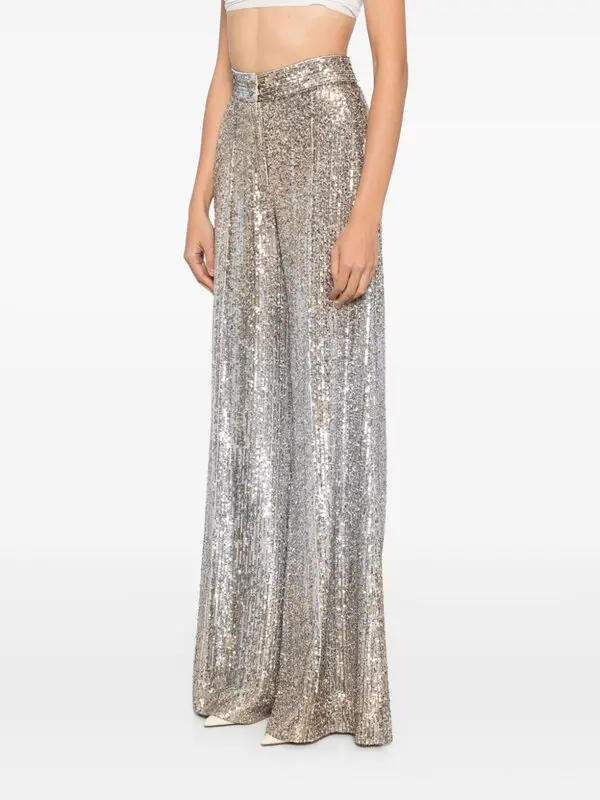Elie Saab Gradient-sequin Trousers