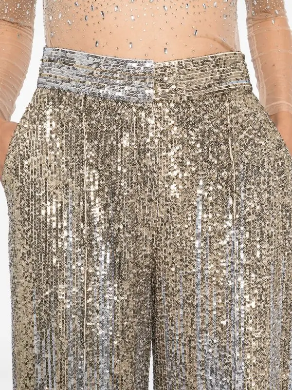 Elie Saab Gradient-sequin Trousers