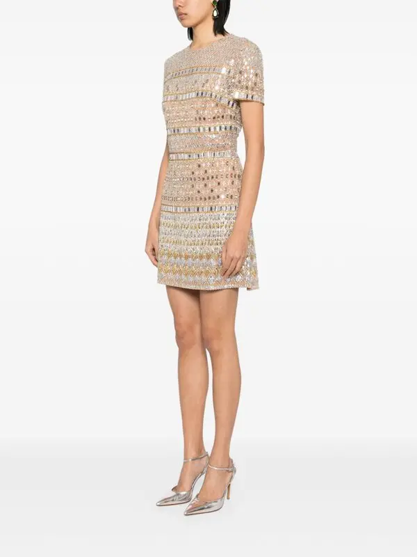 Elie Saab Bead-embroidered Dress