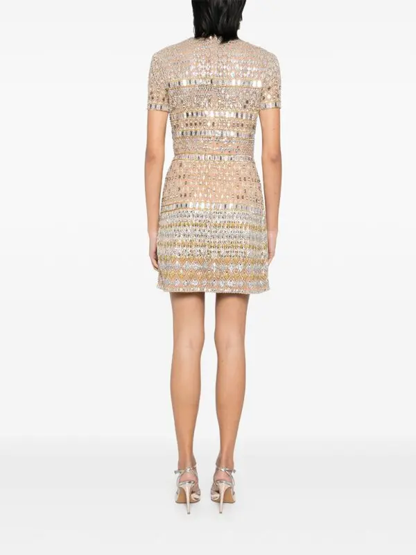 Elie Saab Bead-embroidered Dress