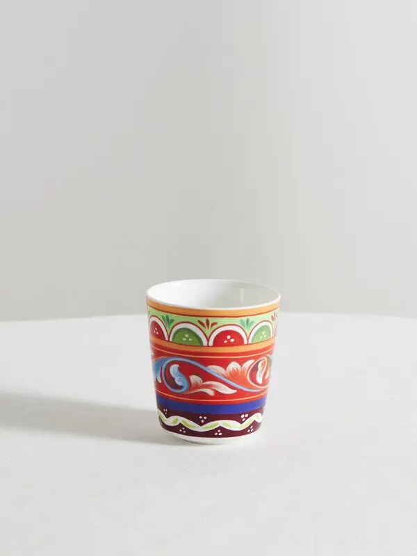 Dolce & Gabbana Printed Porcelain Cup