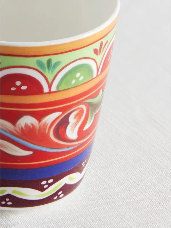 Dolce & Gabbana Printed Porcelain Cup