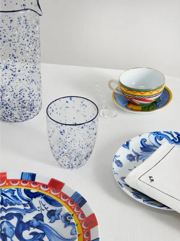 Dolce & Gabbana Painted Water Glass