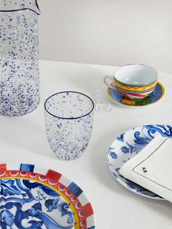 Dolce & Gabbana Painted Water Glass