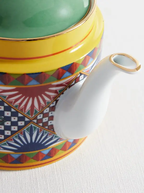 Dolce & Gabbana Painted Porcelain Tea Pot