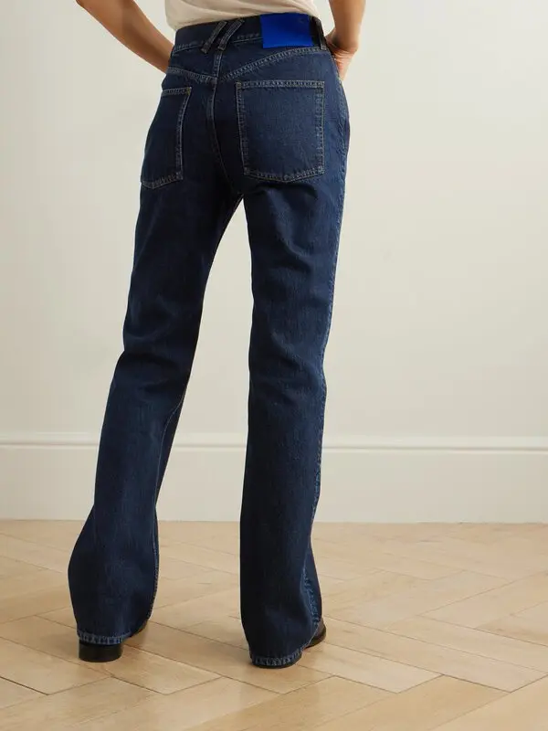 Burberry High-rise Flare Jeans - Blue