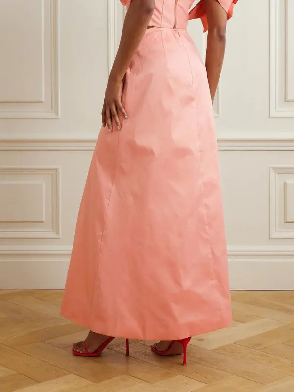 Aje Etta Belted Maxi Skirt - Orange
