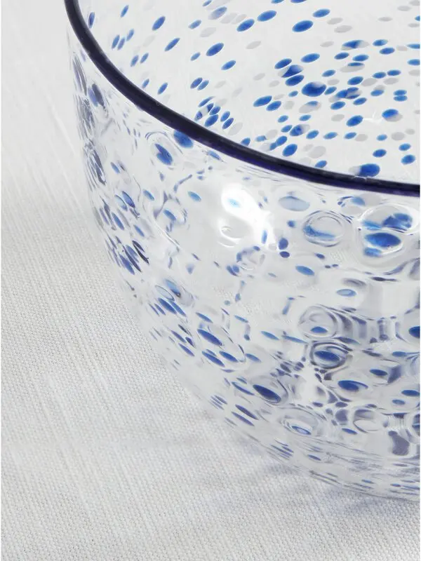 Dolce & Gabbana Painted Glass Bowl - Blue