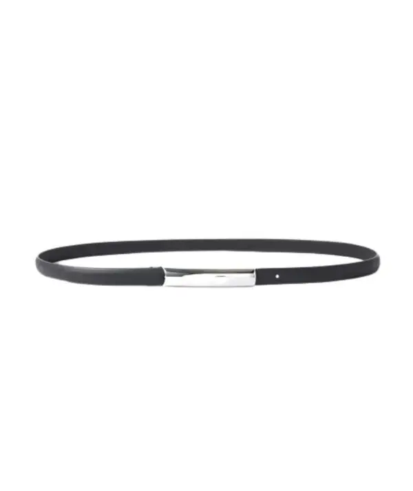 Anderson's Leather Skinny Belt - Black