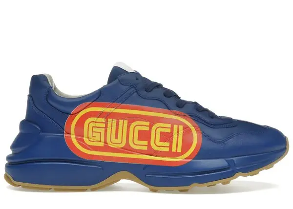 Gucci Rhyton Printed Sneaker - Blue