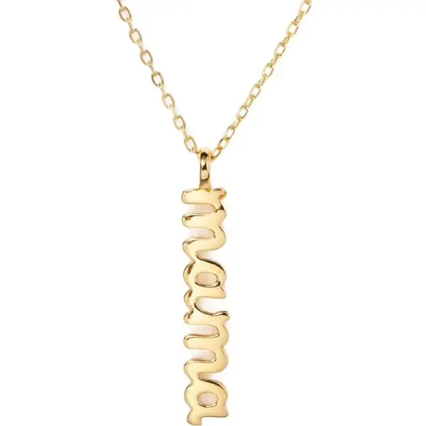 LITTLE SKY STONE Mama Charm Necklace - Gold