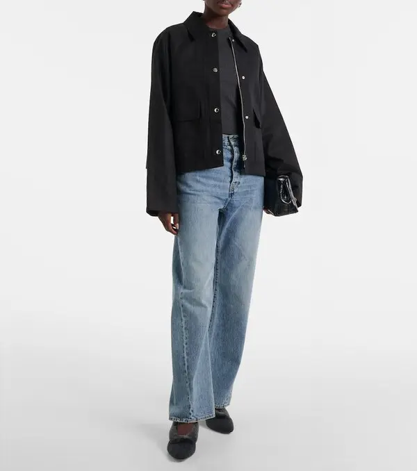 TOTEME Shearling-lined Ballet Flats