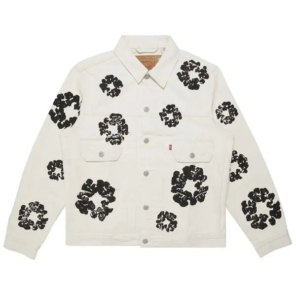DENIM TEARS Type Ii All Over Wreath Jacket - White