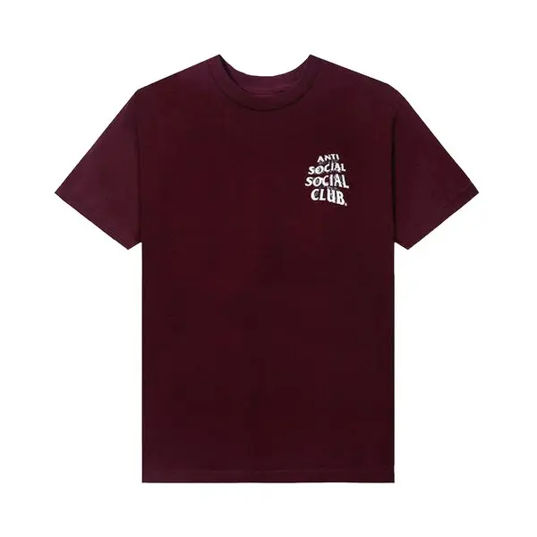 ANTI SOCIAL SOCIAL CLUB Phanertic Tee 'burgundy - Red