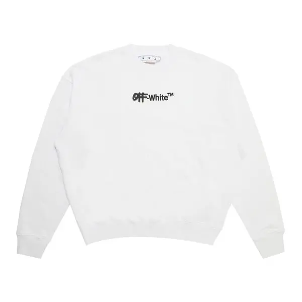 Off-White Logo Printed Long-sleeve Sweatshirt