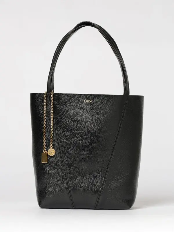 Chloé Tote Bag With Gold Tone Hardware - Black