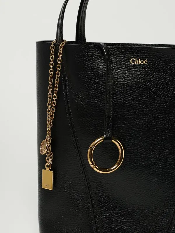 Chloé Spin Tote Bag - Black