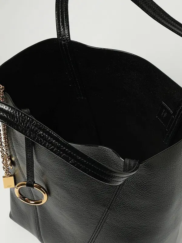Chloé Spin Tote Bag - Black