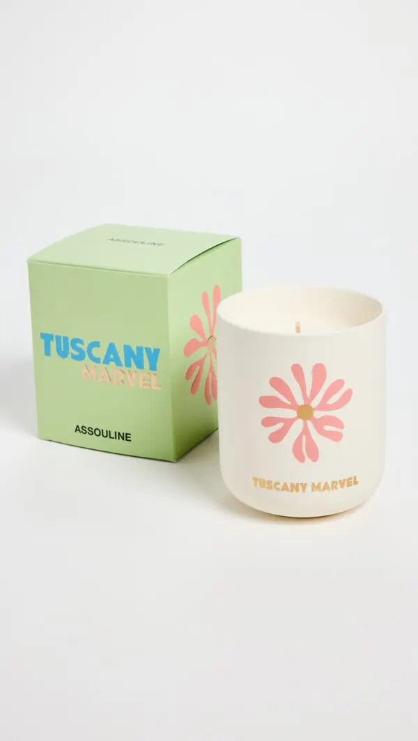 Assouline Tuscany Marvel Travel From Home Scented Candle