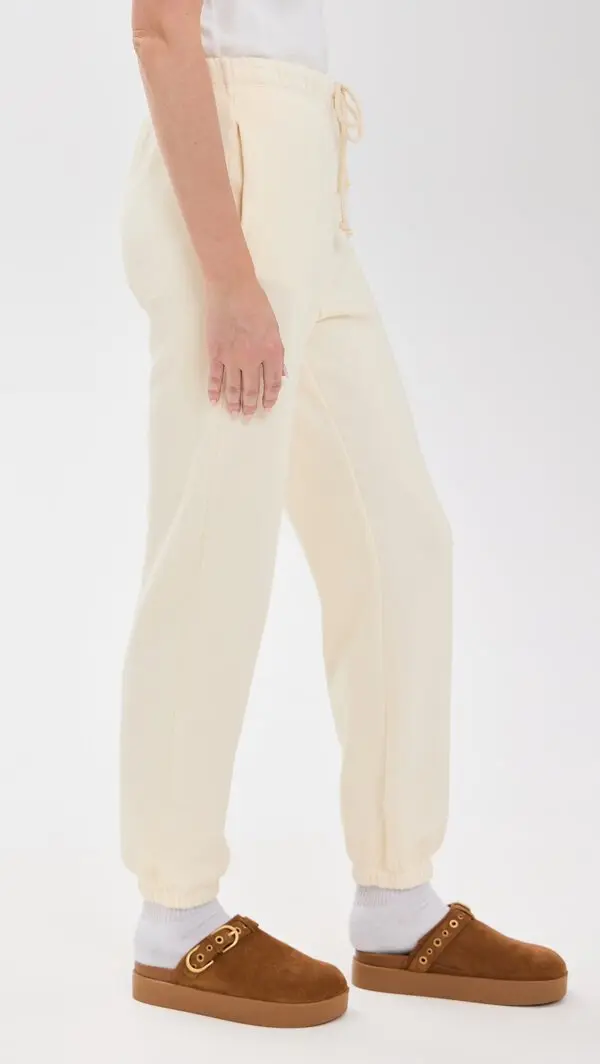Donni. Eco Terry Sweatpants - Creme
