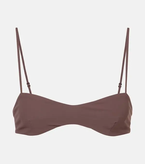 Faithfull The Brand Evora Bikini Top - Brown