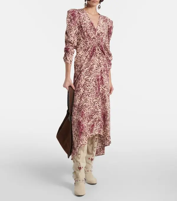 Isabel Marant Étoile Soksa Embroidered Suede Knee-high Boots