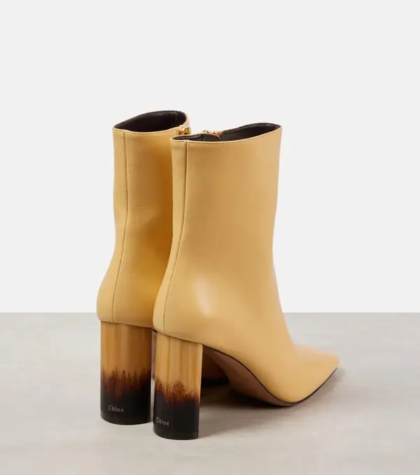 Chloé Georgia Leather Ankle Boots