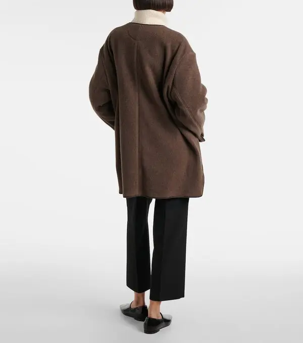 TOTEME Felted Wool-blend Jacket - Brown