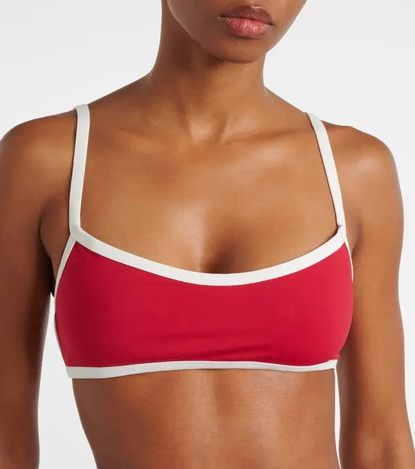 Marysia Ligne Bikini Top - Red