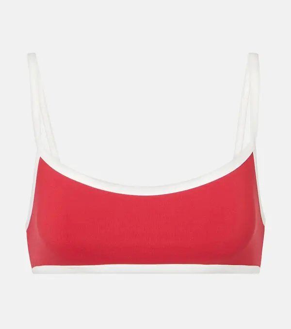 Marysia Ligne Bikini Top - Red