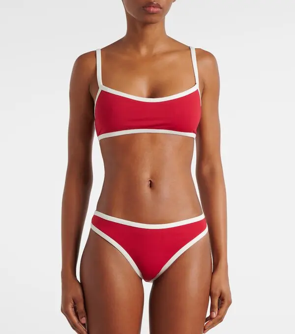 Marysia Ligne Bikini Top - Red